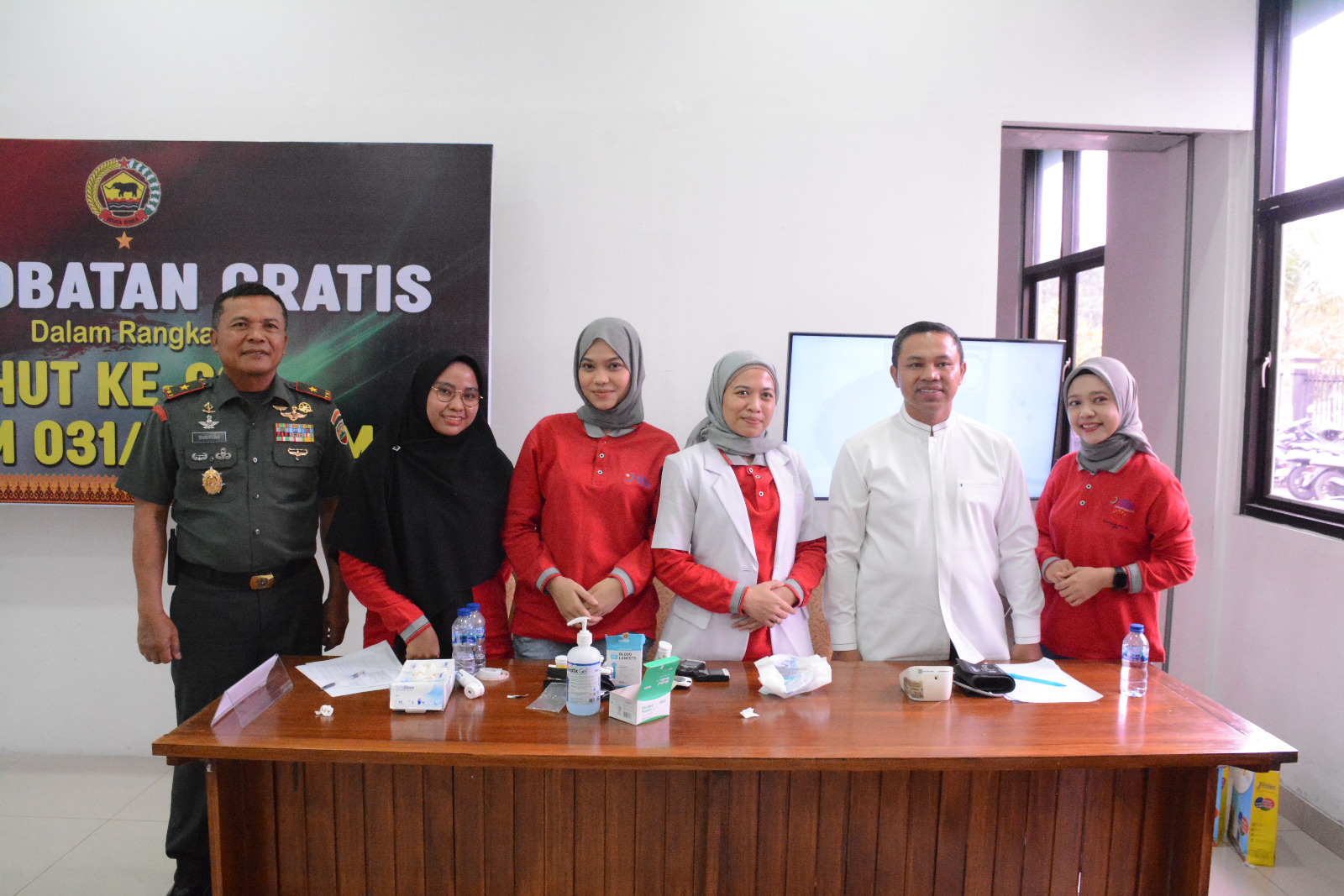 Dalam Rangka HUT Ke-66 Korem 031/Wira Bima, digelar Donor Darah ...